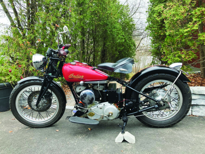 Custom Indian: Red Eliason - Motorcycle Classics